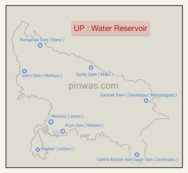 Water Resources In Uttar Pradesh - Pinwas IAS