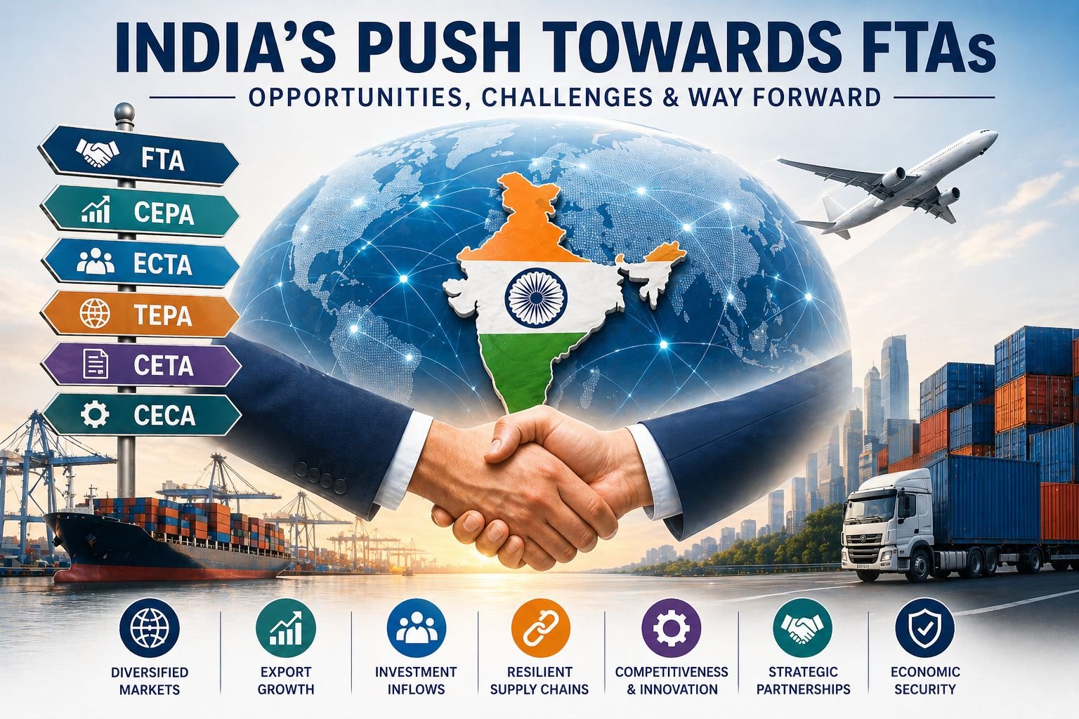 Free Trade Agreements of India | Pinwas IAS